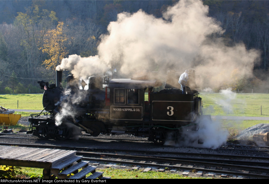 "The Durbin Rocket" - Moore-Keppel & Co Climax #3 - Durbin Greenbrier Valley RR
